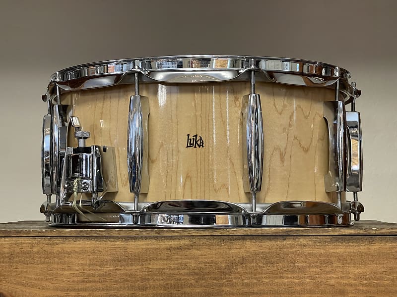 Luka Solid Maple 6.5x14 One Piece Shell Snare Drum | Reverb