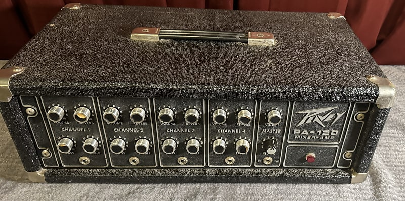 Peavey PA-120 Mixer-Amp 4 Channel Amplifier Mixer w/ Reverb | Reverb