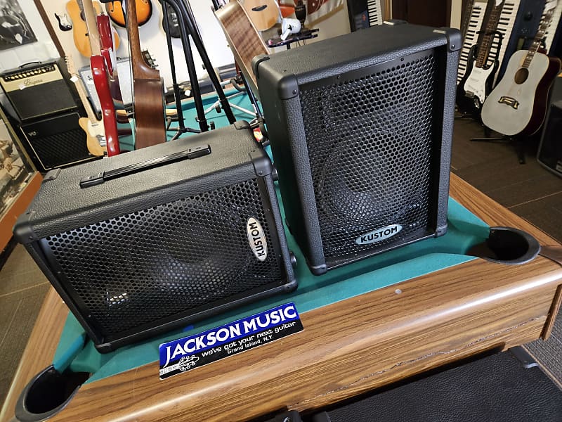 Kustom KPC10P Powered Monitor Speaker Cabinets (Pair) | Reverb