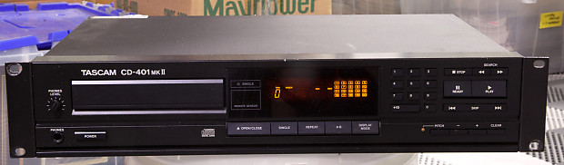 Tascam CD401 Rack Mount CD player | Reverb