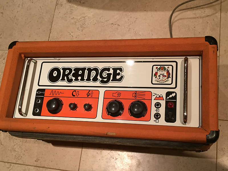 Orange Graphic OR80 (1971) Vintage Tube Amplifier Head Unit | Reverb