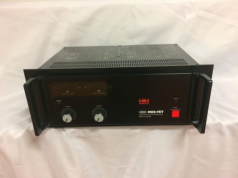 H|H V800 Mosfet Vintage Power Amplifier | Reverb