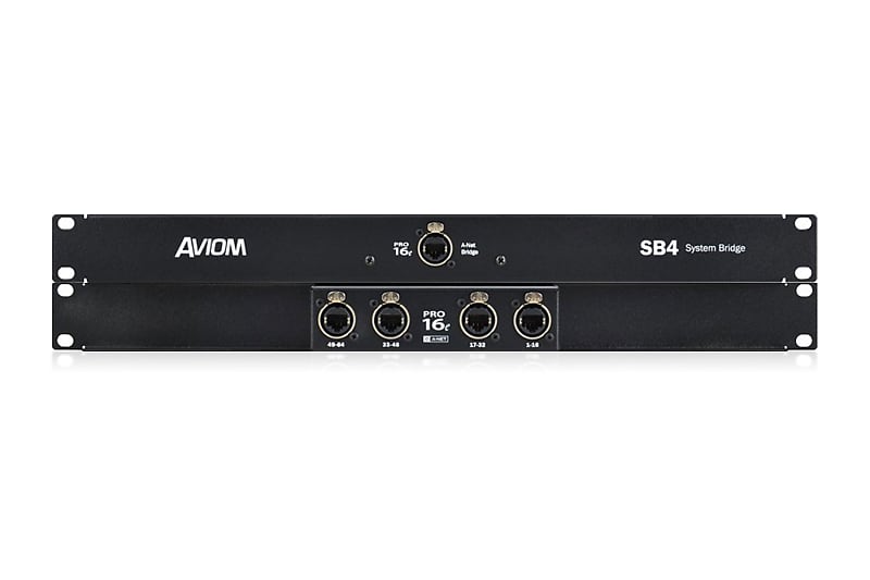 Aviom SB4 | Rack-mount System Bridge | Reverb