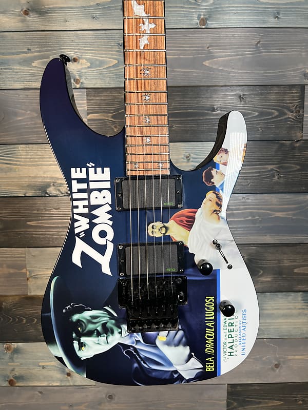 USED ESP LTD Kirk Hammett KH-WZ White Zombie | Reverb
