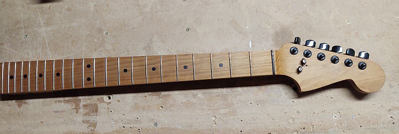 Warmoth Jazzmaster Roasted Maple Guitar Neck with Schaller | Reverb