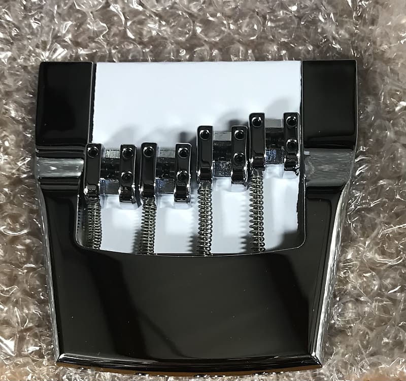 Hipshot Brass Bridge For Rickenbacker Bass - CHROME | Reverb