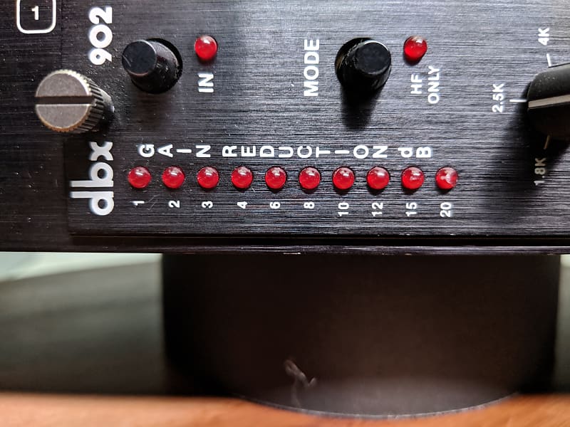 dbx 902 De-esser 80s Black | Reverb UK
