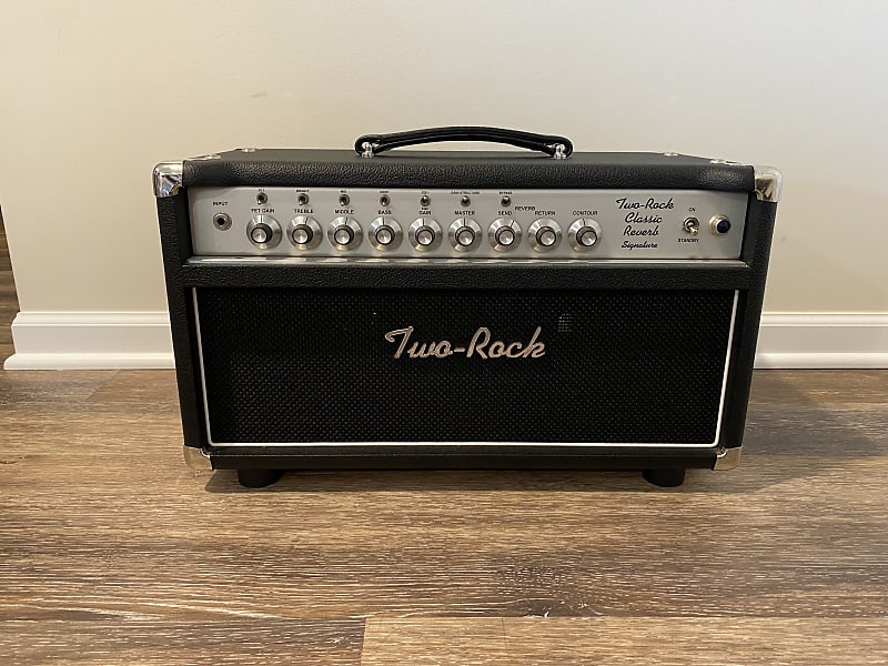Two Rock Classic Reverb Signature 100/50 Head 2018 Black and | Reverb