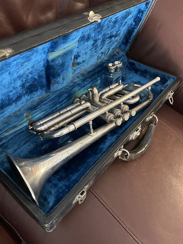 Conn 80A Bb and A Cornet (1932) SN 288920 (Silver plated) | Reverb