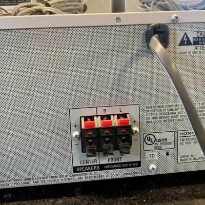 Sony STR-K790 Receiver w/ 4 Sony Speakers, Remote & 2 | Reverb