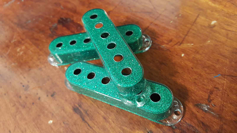 JAT CUSTOM GUITAR PARTS Single Coil Pickup Covers that fit | Reverb