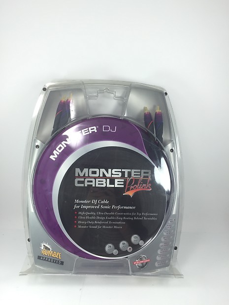 Monster Cable Prolink MDJ-R-ZM 6ft DJ Cable RCA to RCA | Reverb