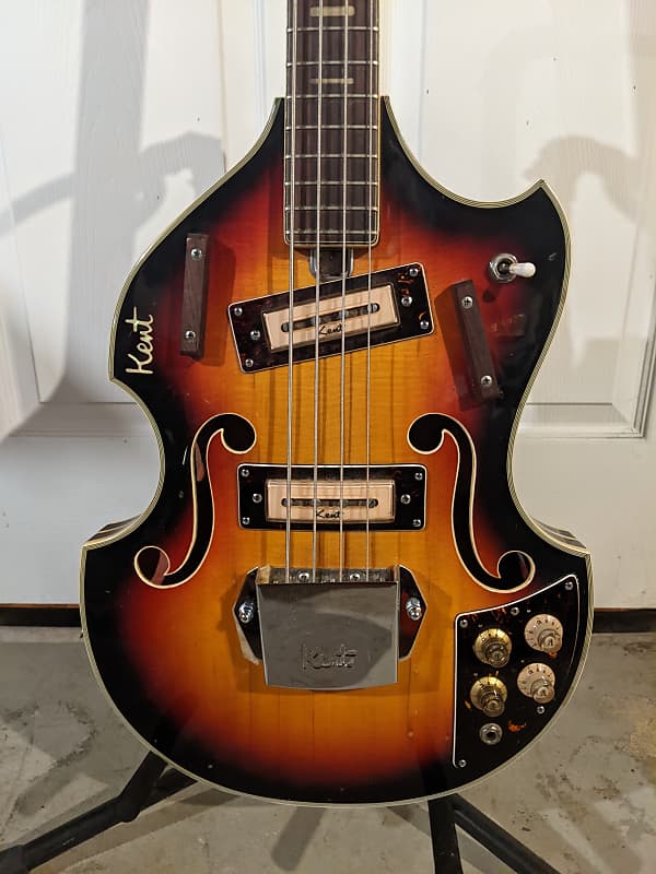 Kent 833 Bass Late '60's Sunburst | Reverb