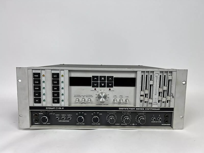 Crown DL2 Distinction Series Controller Vintage Preamplifier | Reverb