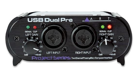 ART USB Dual Pre Two Channel Microphone Preamp with USB | Reverb