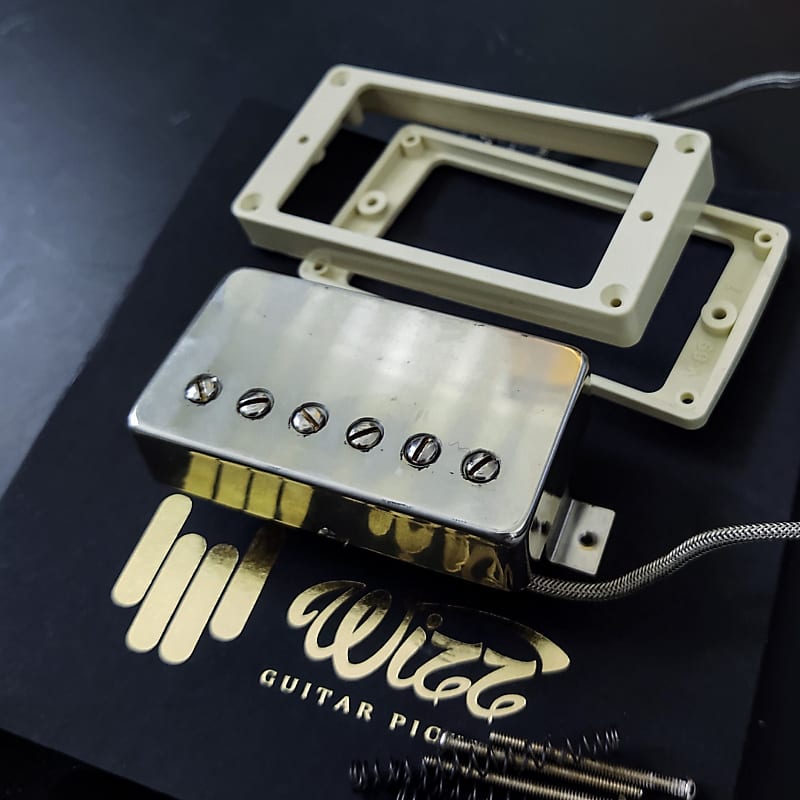 Wizz PAF Humbucker with M69 mounting rings | Reverb