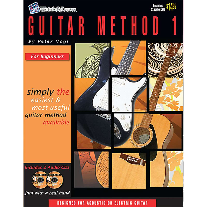 Watch & Learn Guitar Method 1 Instruction Book with CD's | Reverb