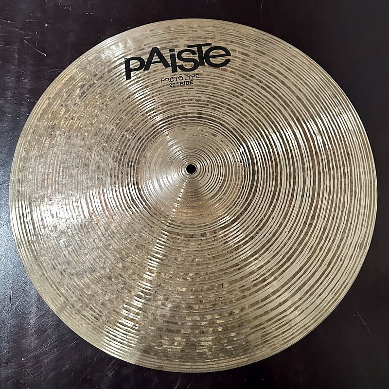 Paiste T20 Prototype 20” ride partially lathed 2010’s | Reverb