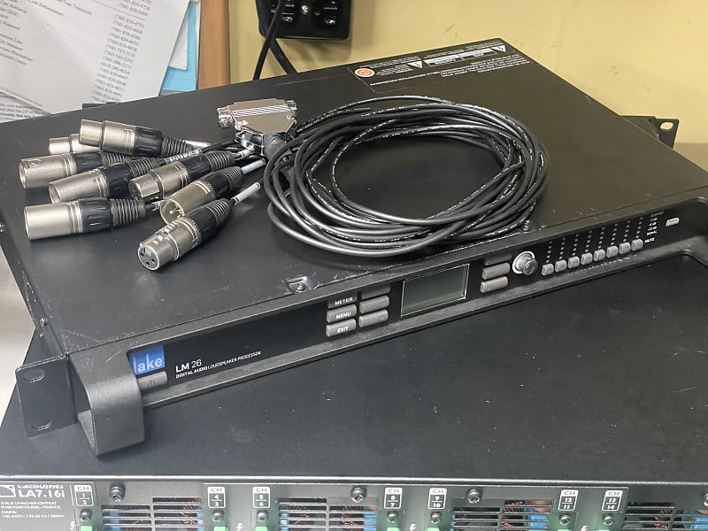 Lake LM26 PA management processor dante aes | Reverb