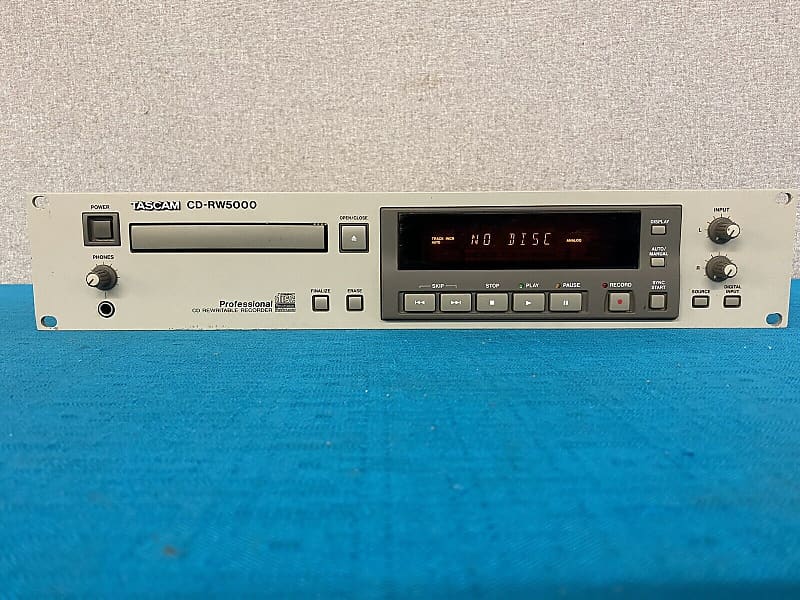 Tascam CD-RW5000 Professional CD ReWritable | Reverb