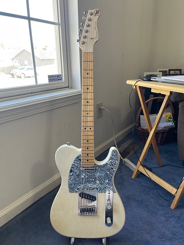 Valley Arts Custom Pro T-Style Mary Kaye White | Reverb