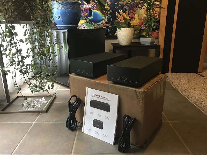 D-Sonic M3a-1500m Mono Amplifiers 1500 Watts One Pair Mint! | Reverb