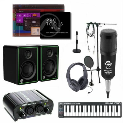 Home Studio Recording Bundle Set Mackie Monitors Tascam w/ | Reverb
