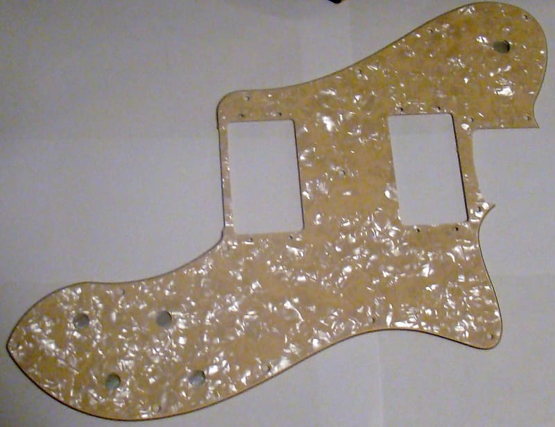 Replacement Pickguard For Fender Telecaster Deluxe - Cream | Reverb