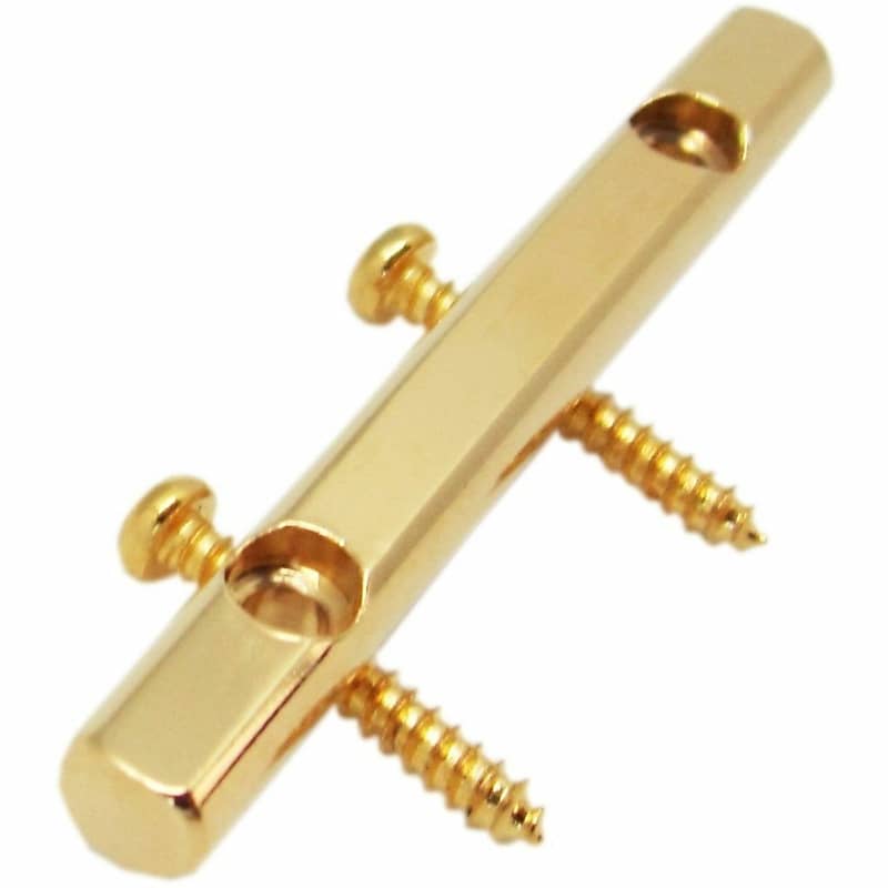 Floyd Rose FRSRGP Original String Retainer with Screws, Gold | Reverb