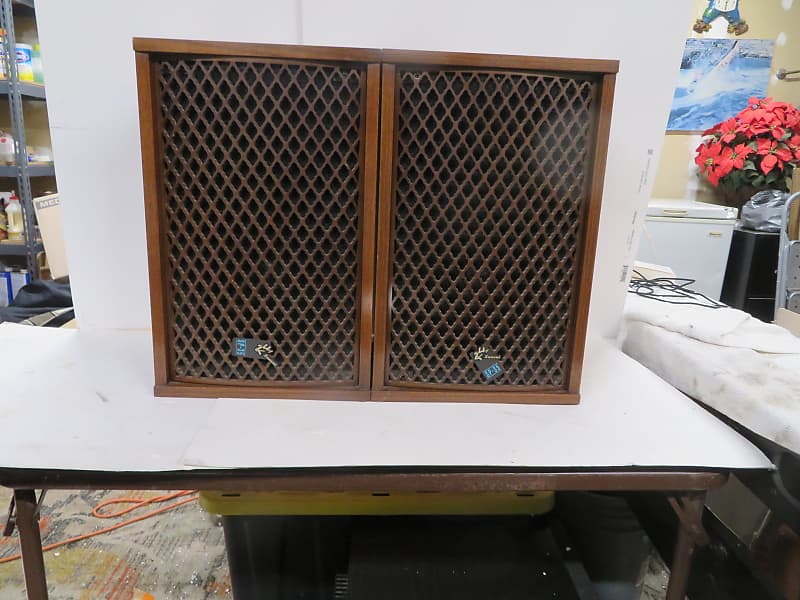 Sansui SP-35 speakers mid 1970's - walnut cabinets | Reverb