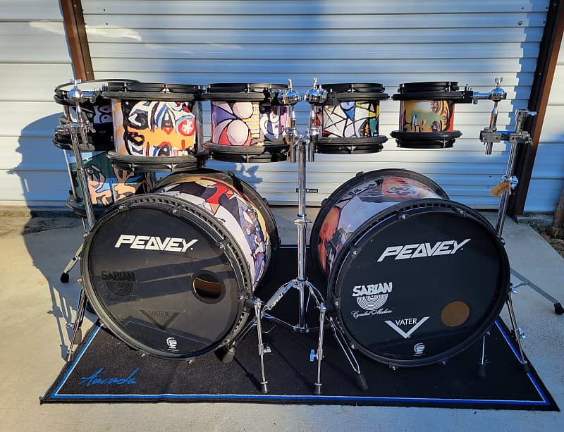 Peavey Radial Pro 750 8 Piece Drum Shell Pack | Reverb