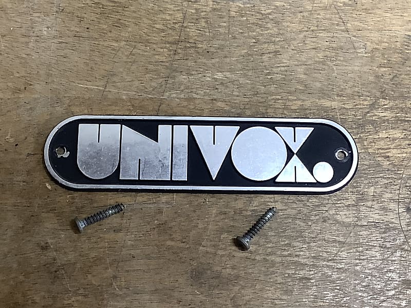 Univox Early 1970’s Amplifier Logo USA | Reverb