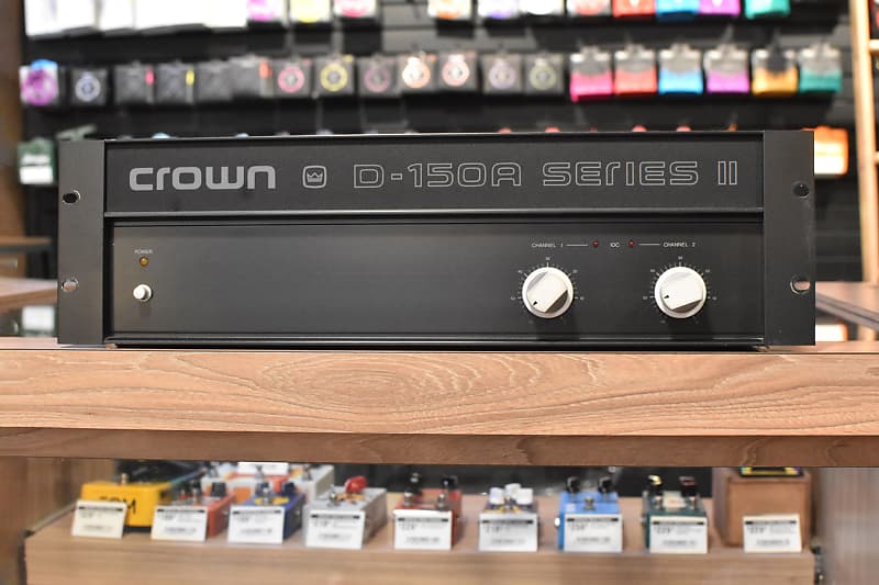 Crown D-150A Series II Audio Power Amplifier (Used) | Reverb