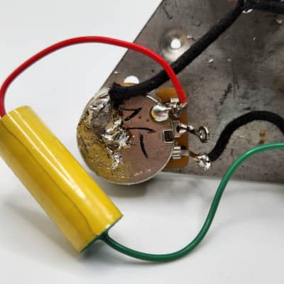 1979 Gibson Control Panel, Pots & Can (Came from Gibson LP | Reverb