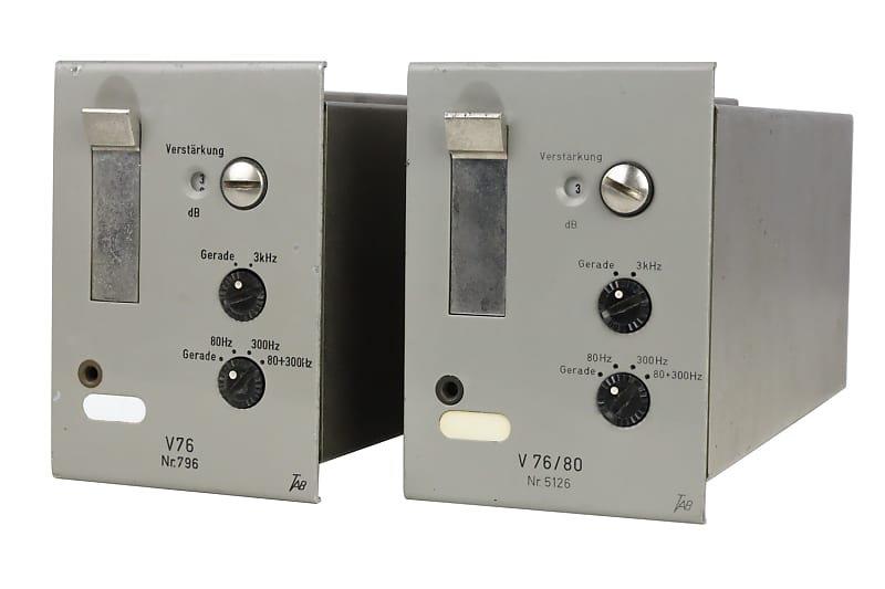 TAB/Telefunken V76 and V76/80 Mic Pre Set #796/5126 (Vintage) | Reverb