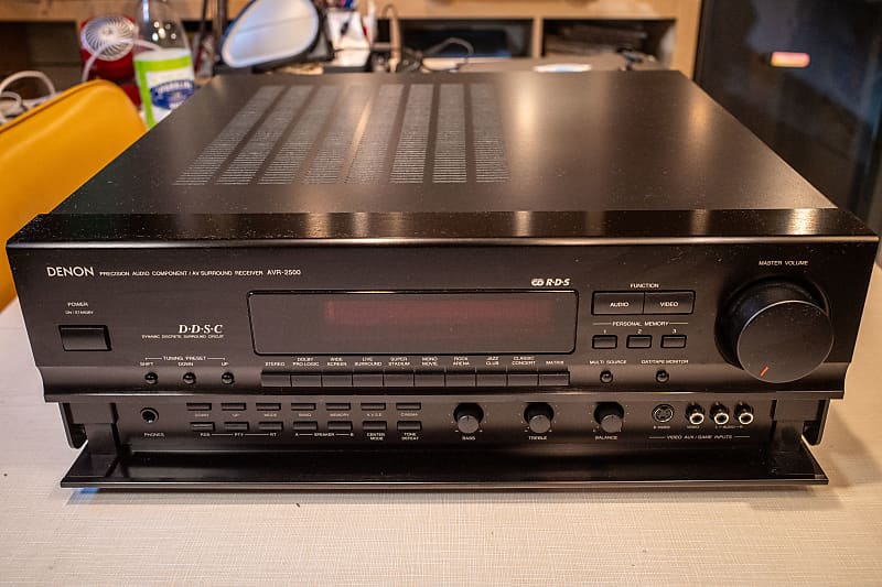 Denon AVR 2500 1995 Receiver - Black Matte | Reverb
