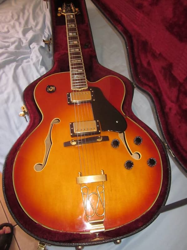 Vantage {Samick} L-5CES copy 1990's - Cherry Sunburst | Reverb