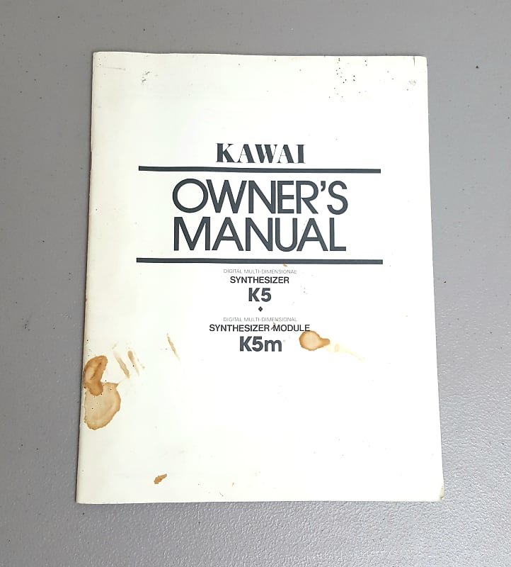 Kawai K5 keyboard and K5m Synth Module - Original Owner's | Reverb