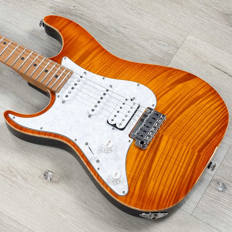 Suhr Standard Plus HSS Left-Handed Guitar, Roasted Maple | Reverb