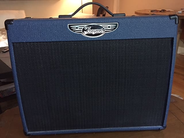 Traynor YCV50BLUE Custom Valve 50-Watt 1x12" Guitar Combo | Reverb