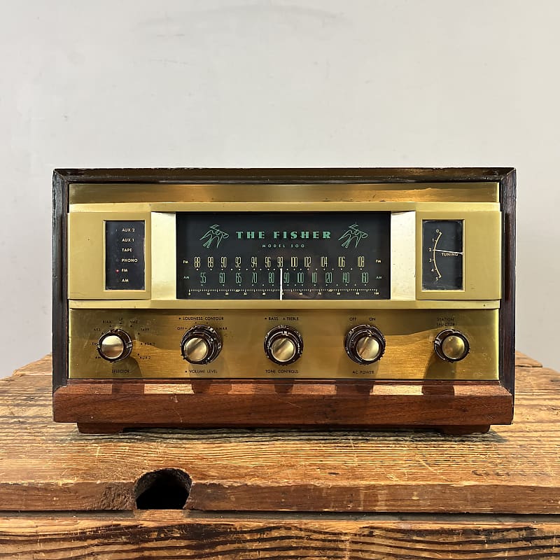 The Fisher Model 500 1950's Mono Tube Receiver | Reverb