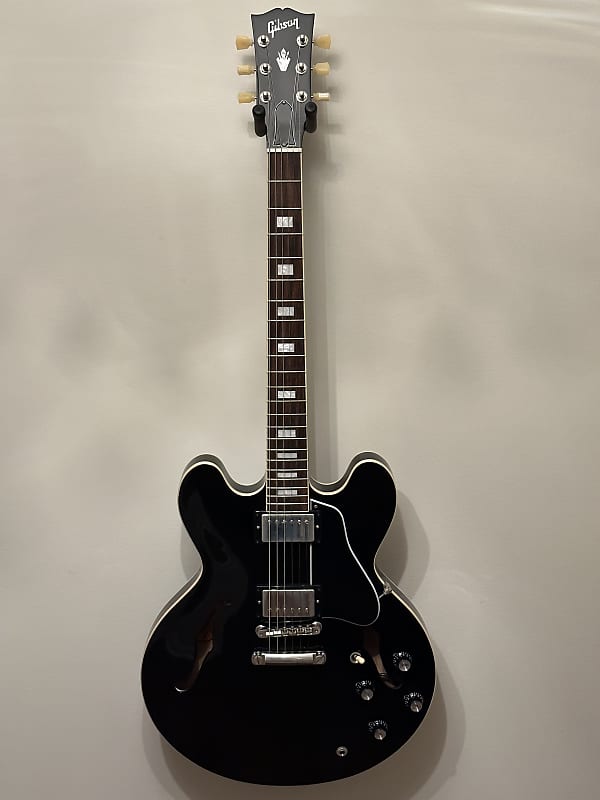 Gibson ES-335 modified block inlays 2022 - Black | Reverb