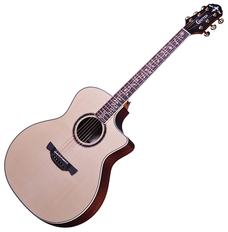 Crafter KTXE 27 Prestige Orchestra OM Acoustic Guitar Tree of | Reverb