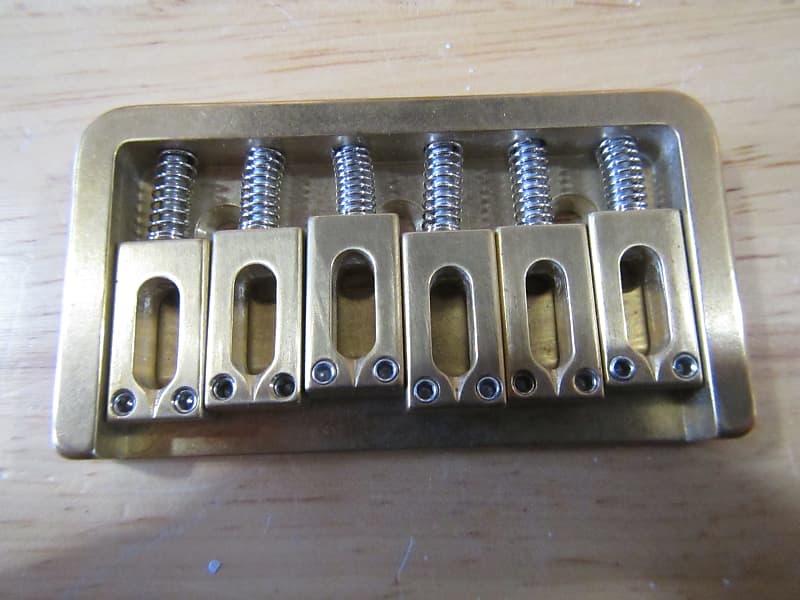 Stratocaster brass hardtail bridge spacing 52 mm | Reverb