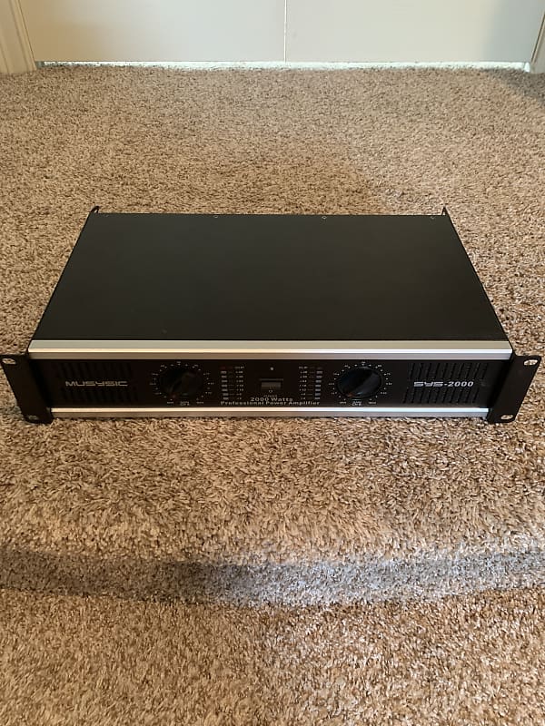 2 CHANNEL 2000 WATTS PROFESSIONAL POWER AMPLIFIER SYS-2000 | Reverb