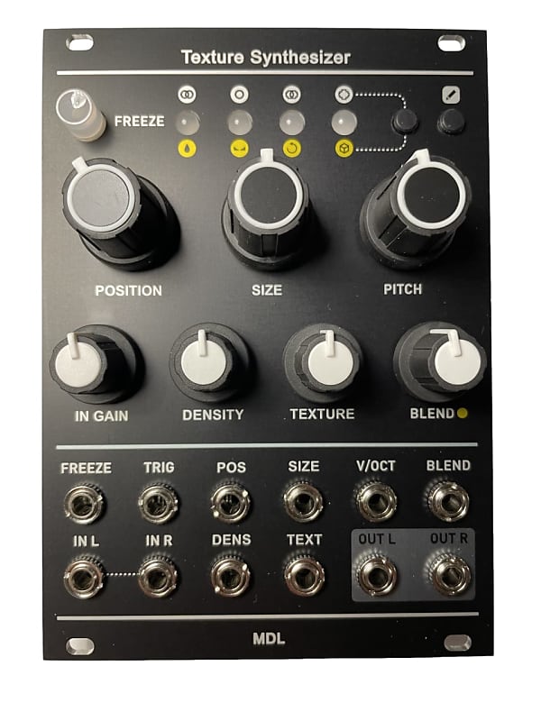 MDL Music Texture Synthesizer - Black Anodized Panel | Reverb