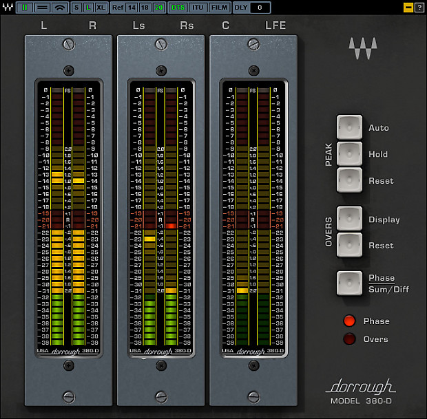 Waves Dorrough Surround Plugin | Reverb