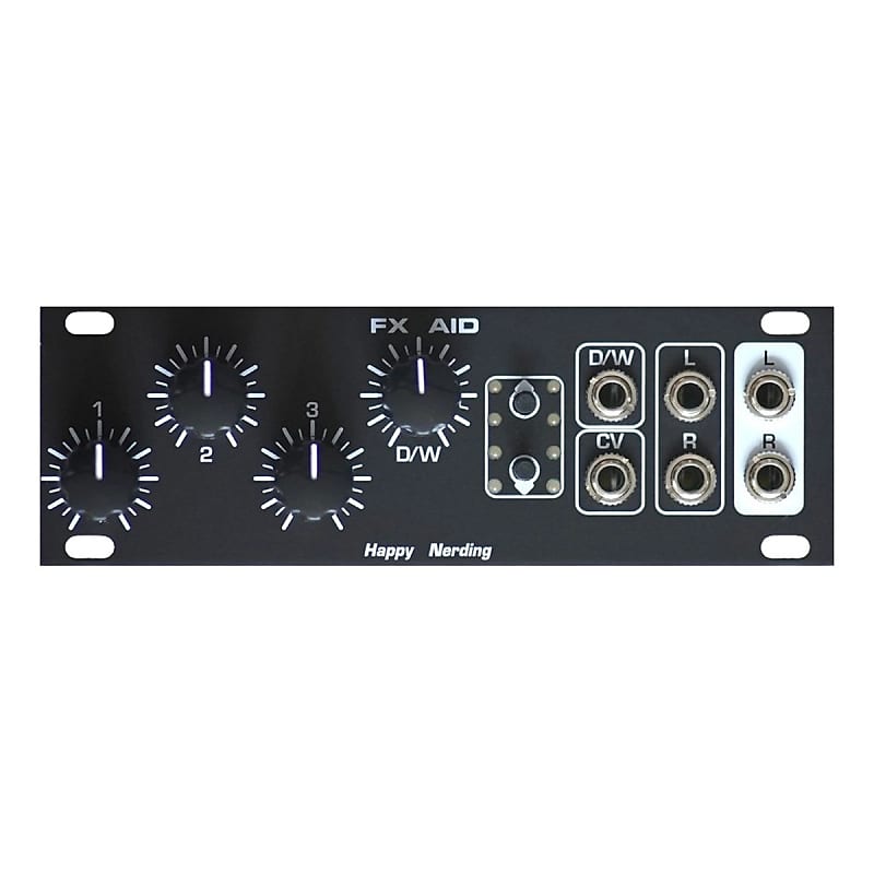 Happy Nerding FX Aid Eurorack Multi-Effects 1U Module (Black) | Reverb