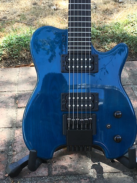 Kiesel Allan Holdsworth HH2 2016 Transparent Blue | Reverb