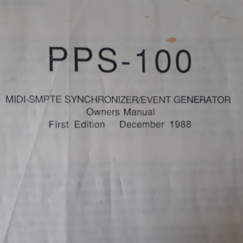Cooper electronics PPS-100 Midi-SMPTE Synchronizer/Event | Reverb